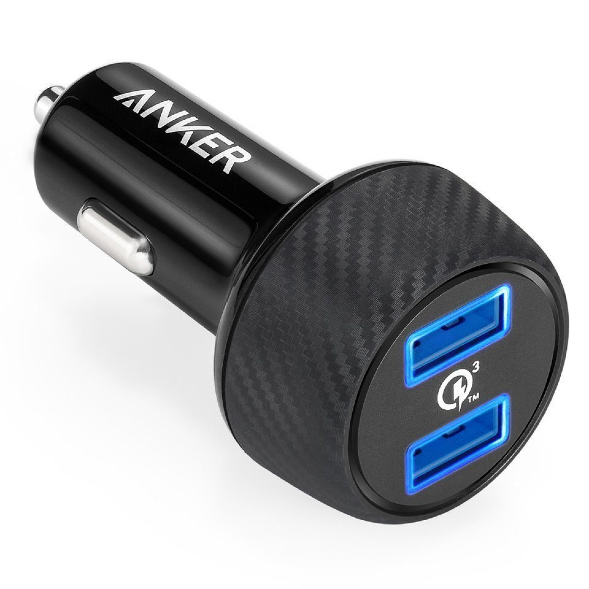Anker Two-Port Car Charger – Charge Two Devices At Once - NextInGifts